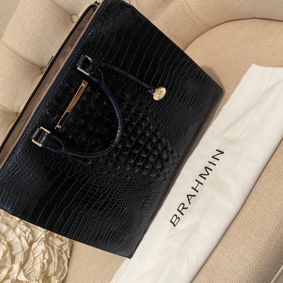 Brahmin | Bags | Brahmin Briefcasemelbourne Business Tote | Poshmark